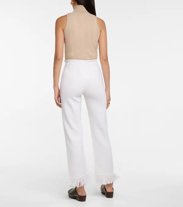 Alanui Cordillera Virgin Wool Fringed Pants
