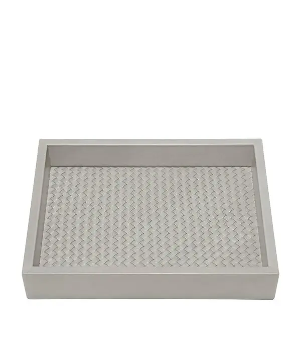 RIVIERE Woven Tray - Grey