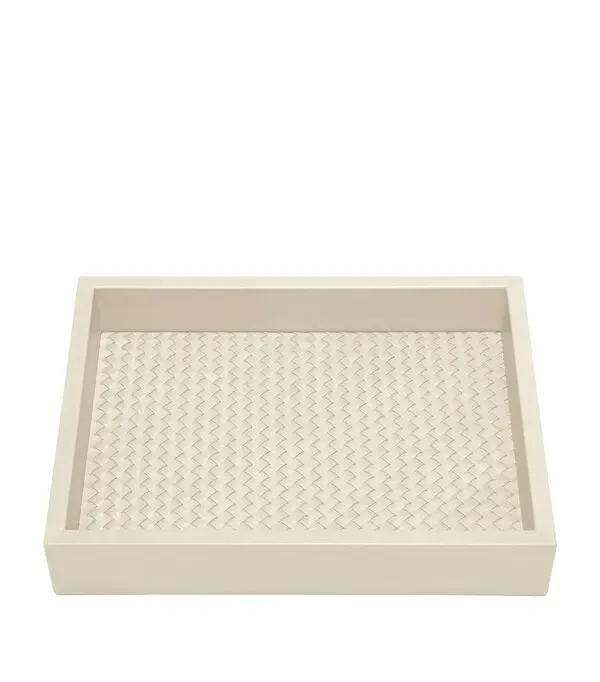 RIVIERE Woven Tray - Ivory