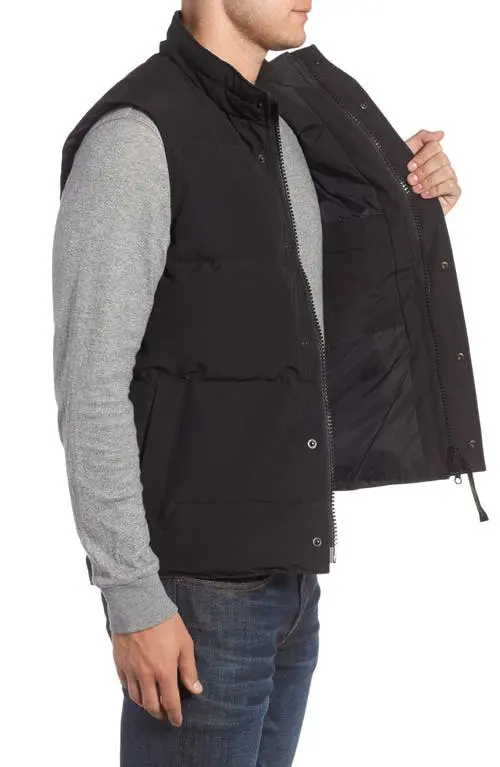 Canada Goose Garson Slim Fit Quilted Down Vest - Black