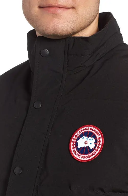 Canada Goose Garson Slim Fit Quilted Down Vest - Black