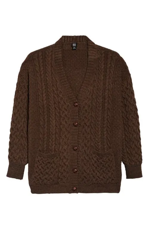 BDG URBAN OUTFITTERS Aran Mix Stitch Cardigan
