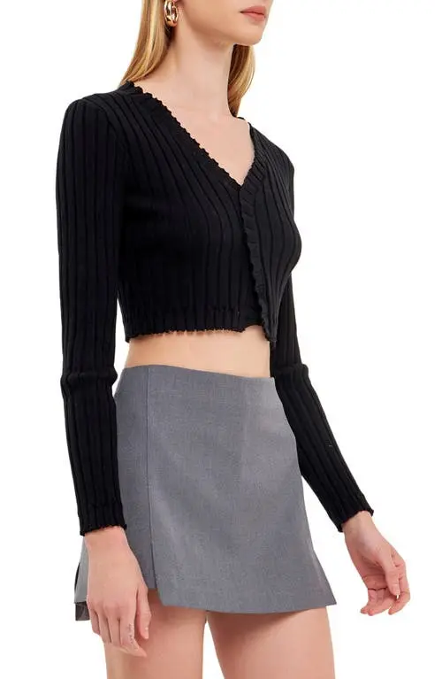 Endless Rose Crop Long Sleeve Top