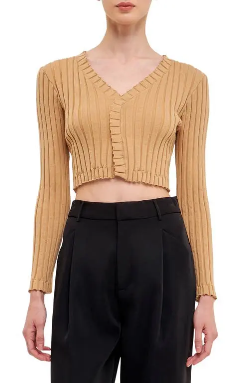 Endless Rose Crop Long Sleeve Top