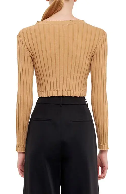 Endless Rose Crop Long Sleeve Top