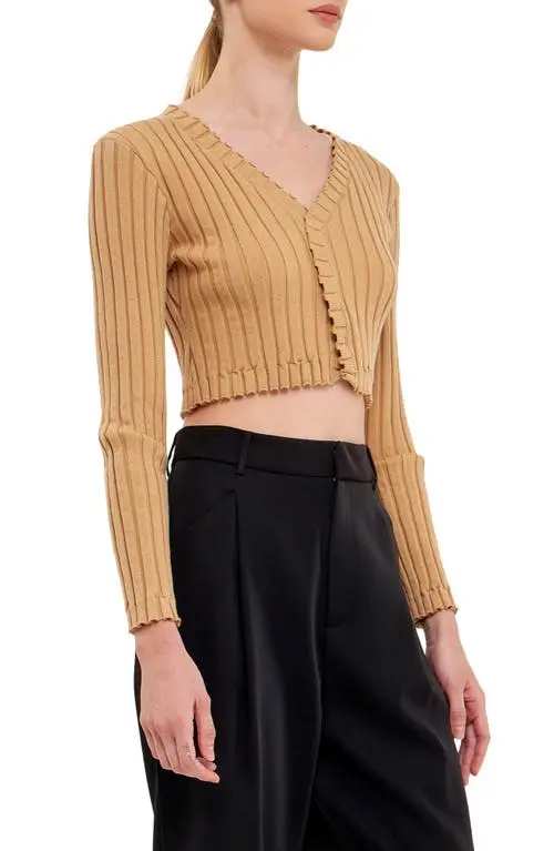 Endless Rose Crop Long Sleeve Top