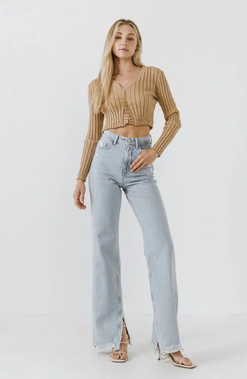 Endless Rose Crop Long Sleeve Top