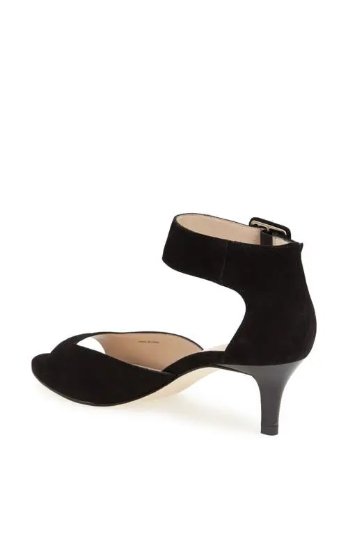 Pelle Moda Berlin Suede Sandal - Black Suede