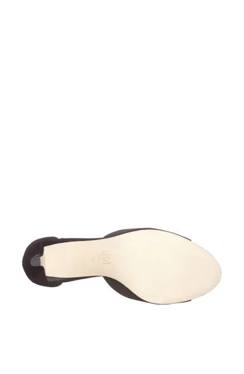 Pelle Moda Berlin Suede Sandal - Black Suede