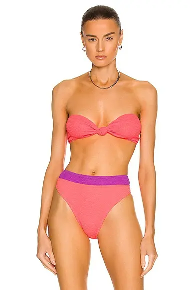 Bond Eye Sahara Eco Bandeau Bikini Top In Olive - Granita  display picture 3