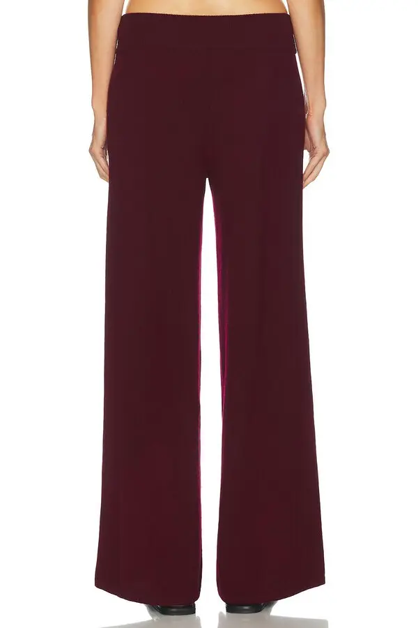 LISA YANG Sofi Trouser - Deep Plum