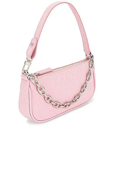 By Far Mini Rachel Bag In Pink