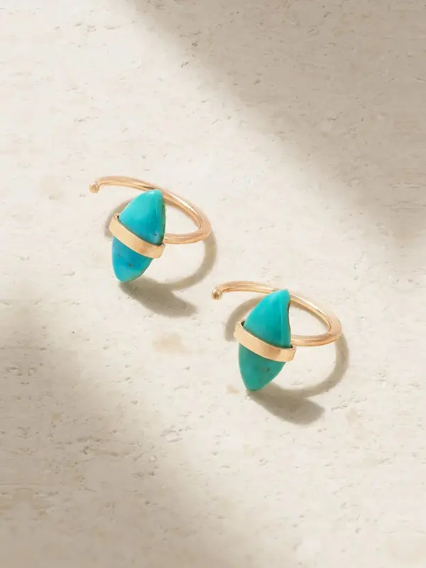 MELISSA JOY MANNING 14-karat Recycled Hoop Earrings - Gold