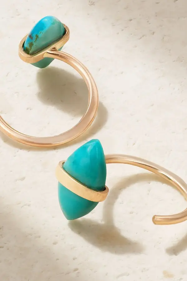 MELISSA JOY MANNING 14-karat Recycled Hoop Earrings