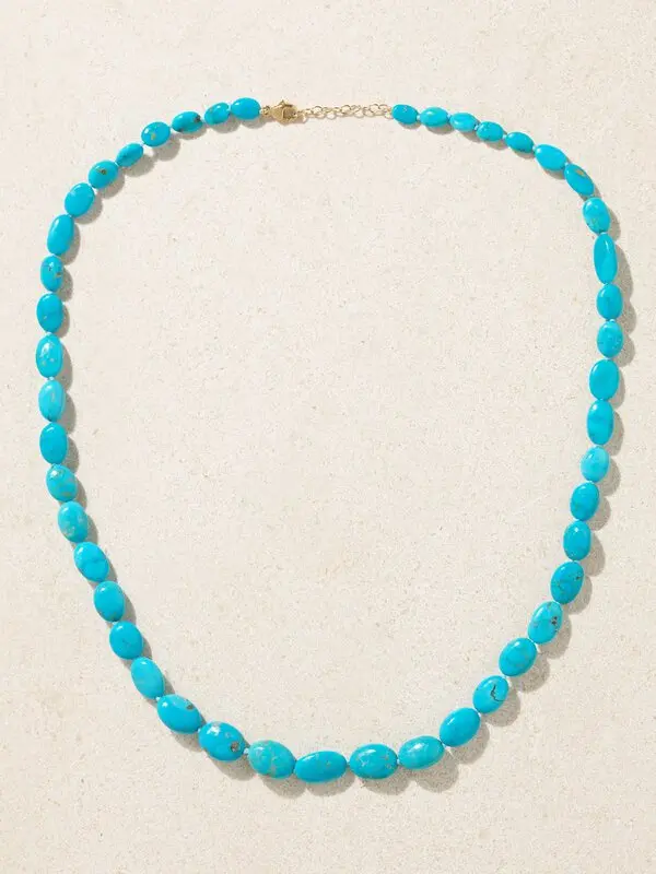 Jia Jia Gold And Necklace - Blue