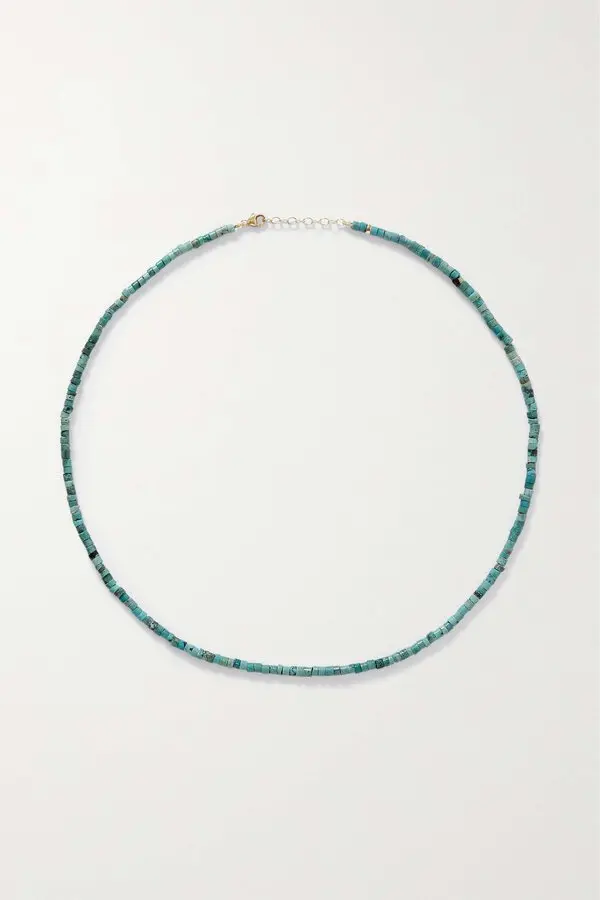 Jia Jia Gold And Necklace - Turquoise