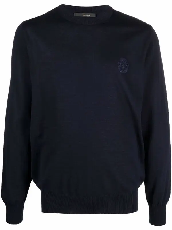 BILLIONAIRE Logo Embossed Jumper