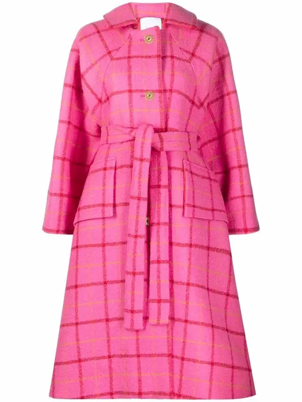 PATOU Mac Check Coat
