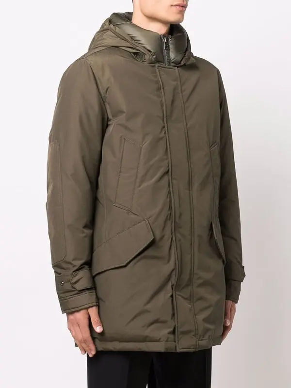 Woolrich Polar High Collar Parka - Green
