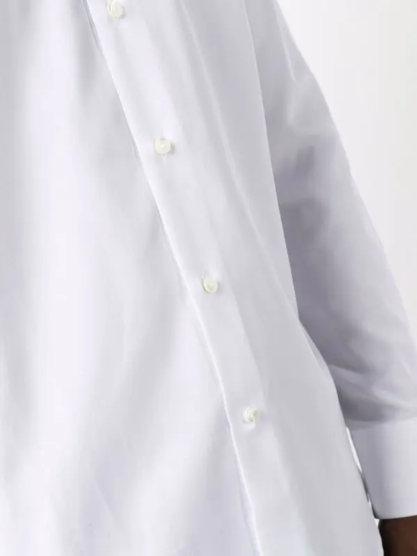 Canali Plain Button Shirt