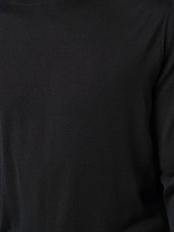 Canali Roll-neck Sweater - Black