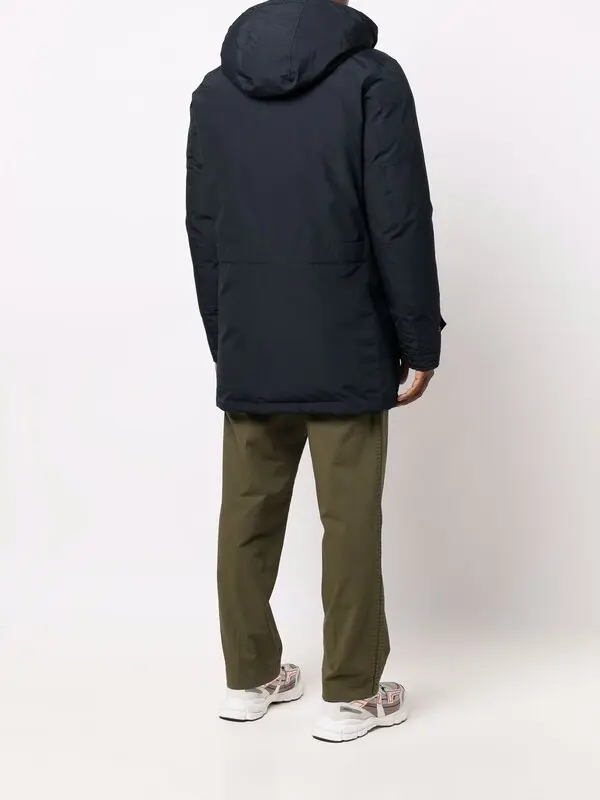 Woolrich Padded Zip-up Hooded Coat