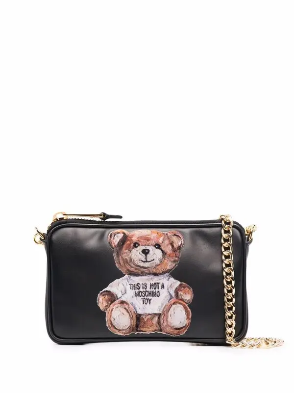 Moschino Teddy Bear Print Crossbody Bag