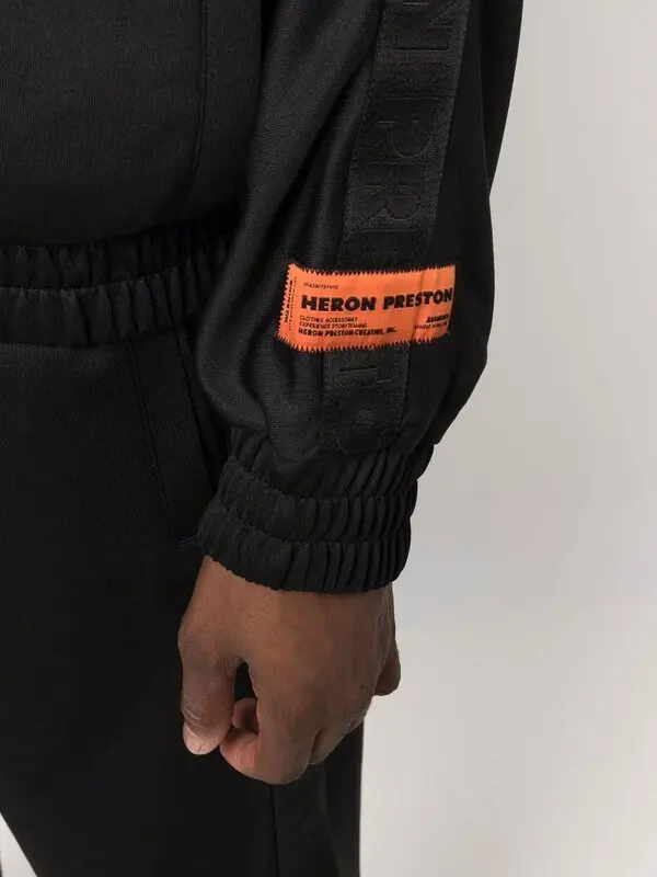 Heron Preston Logo Patch Track Jacket - Black