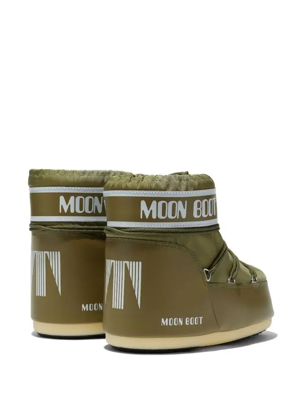 Moon Boot Icon Low Snow Boots Green Editorialist