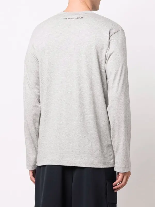 Comme Des Garçons Logo-print Long-sleeve T-shirt
