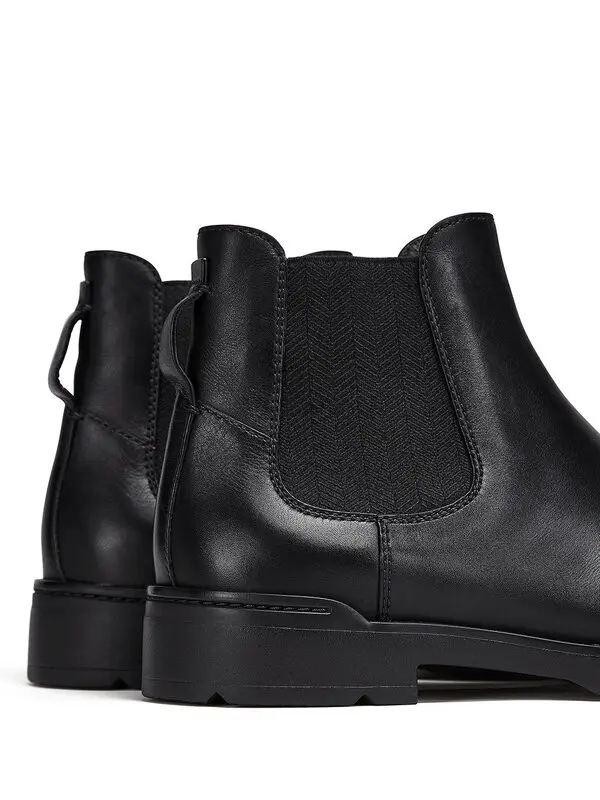 Ermenegildo Zegna Mens Cortina Chelsea Boots Black Leather Slip On Sz 6 Italy New Ermenegildo Zegna Men main image 3