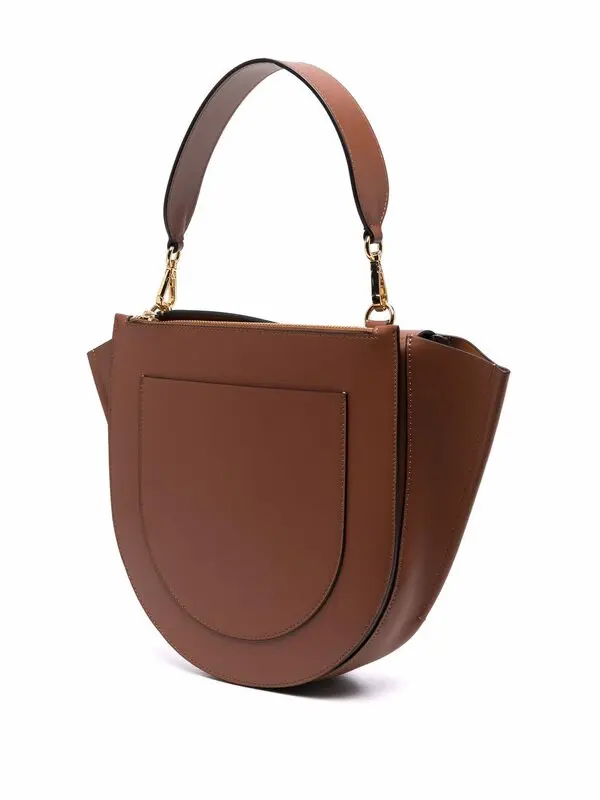 WANDLER Medium Hortensia Shoulder Bag - Brown