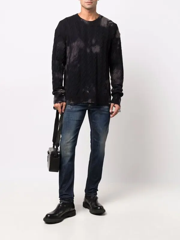 DIESEL® Logo-patch Denim Jeans
