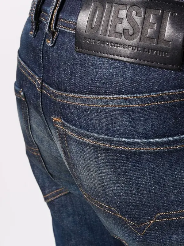 DIESEL® Logo-patch Denim Jeans