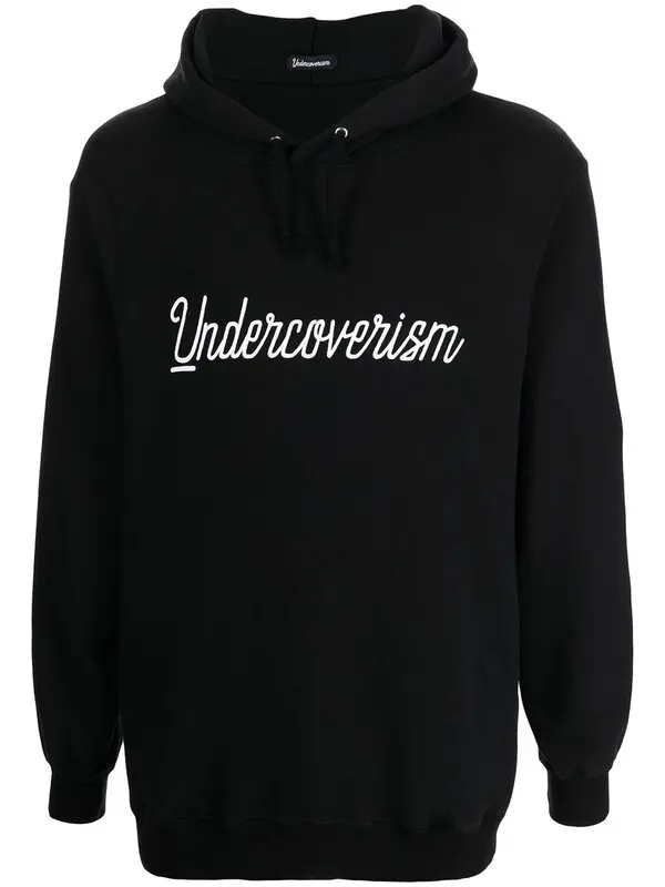 UNDERCOVERISM Cursive Logo-print Hoode