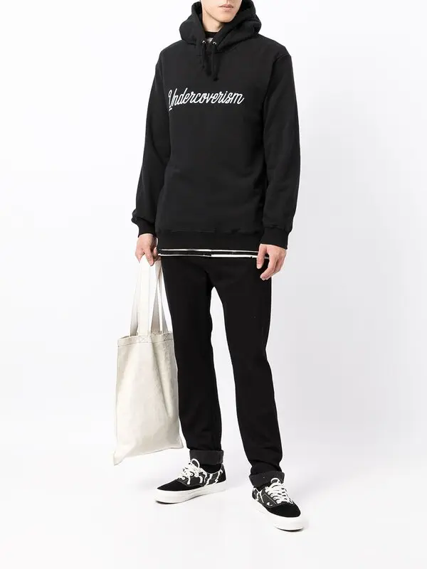 UNDERCOVERISM Cursive Logo-print Hoode