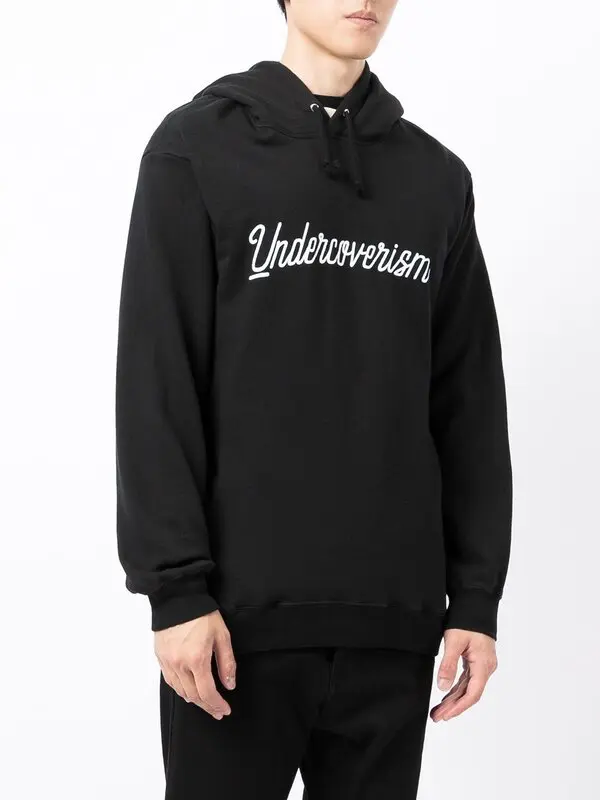 UNDERCOVERISM Cursive Logo-print Hoode