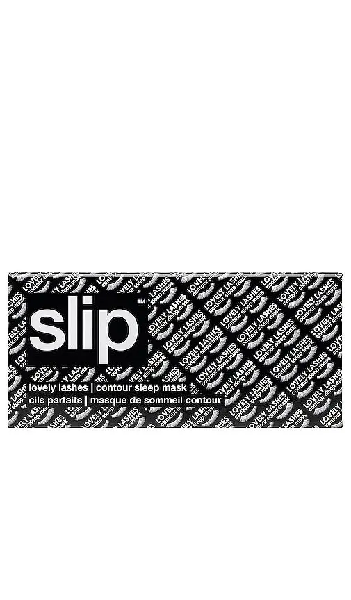 Slip Pure Silk Lovely Lashes Contour Sleep Mask - Black