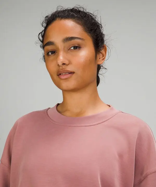 Lululemon Softstreme Oversized Cropped Crew
