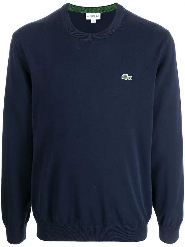 Lacoste Logo Embroidery Sweatshirt - Blue