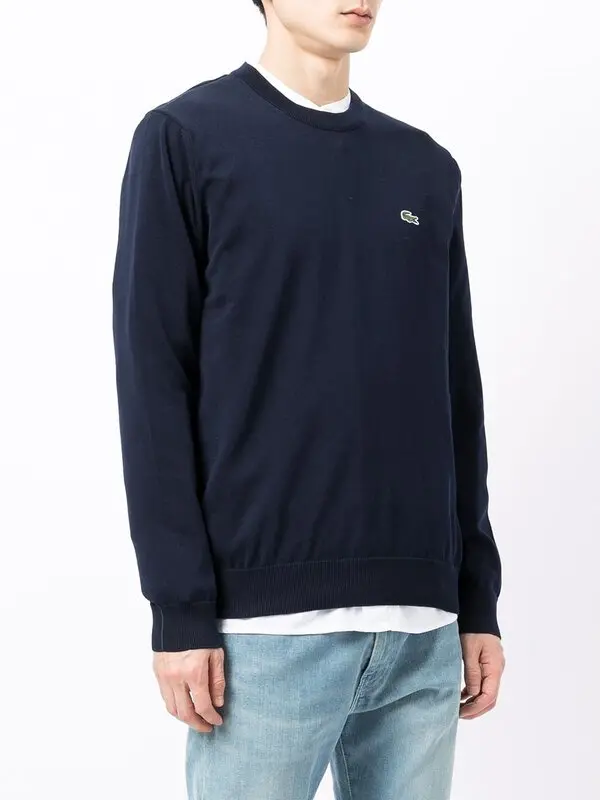Lacoste Logo Embroidery Sweatshirt - Blue