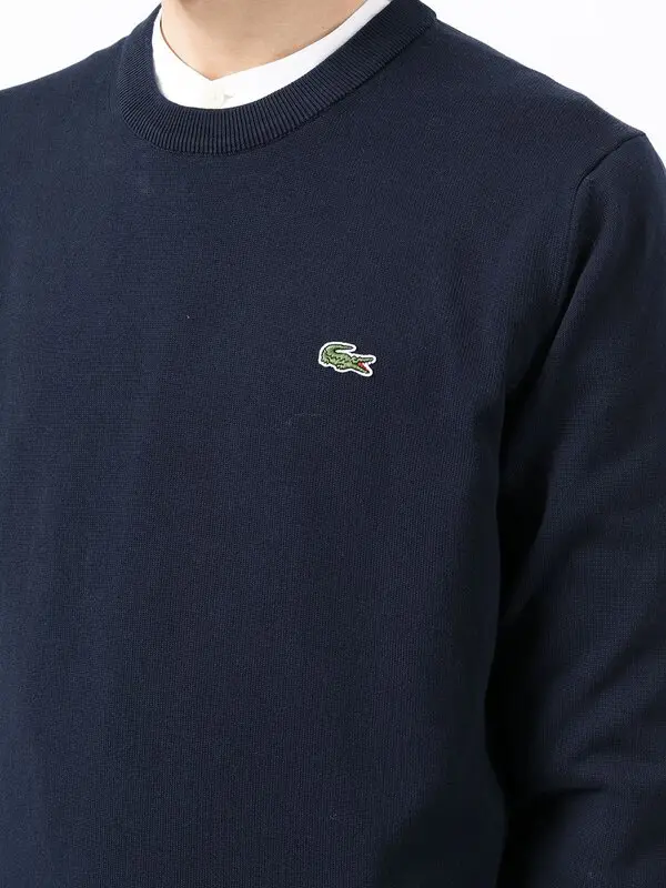 Lacoste Logo Embroidery Sweatshirt - Blue