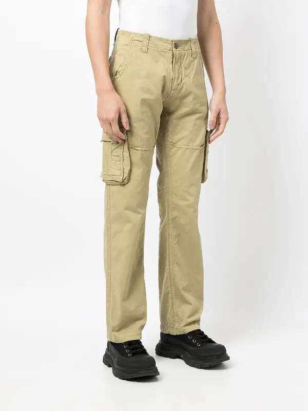 Alpha Industries Straight-leg Cargo Trousers - Brown
