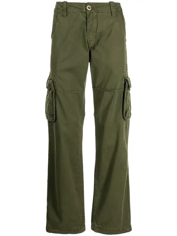Alpha Industries Straight-leg Cargo Trousers - Green