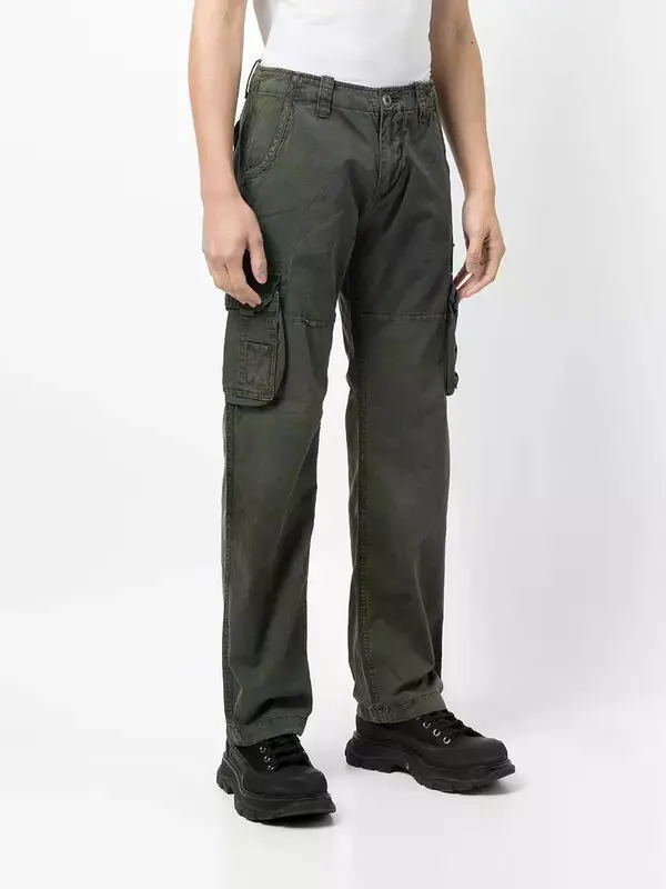 Alpha Industries Straight-leg Cargo Trousers - Grey