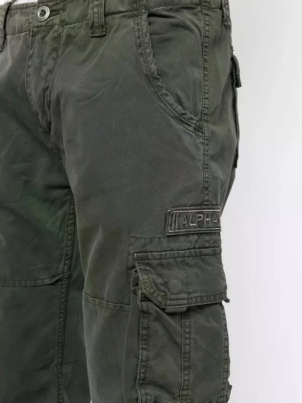Alpha Industries Straight-leg Cargo Trousers - Grey