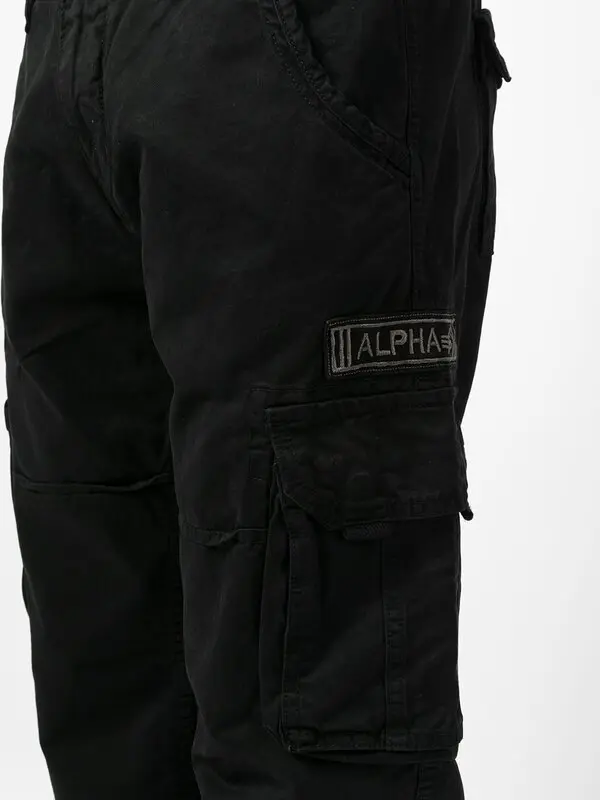 Alpha Industries Logo-detail Cargo Trousers