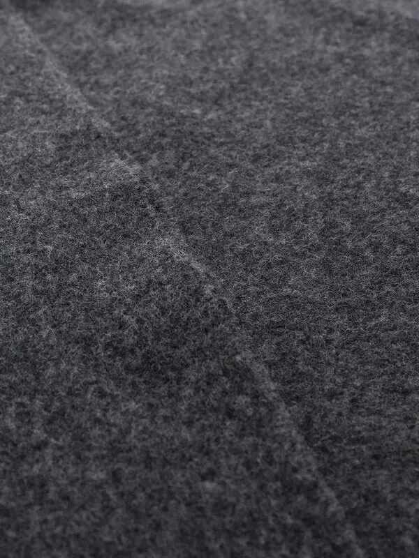 TOTEME Fringed-edge Wool Scarf - Grey