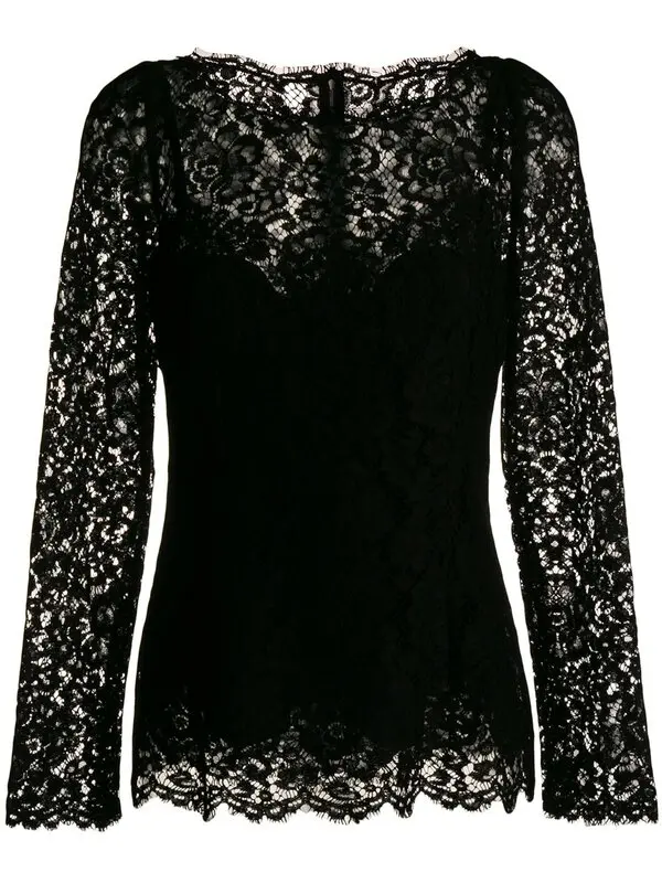Dolce & Gabbana Cordonetto Lace T-shirt