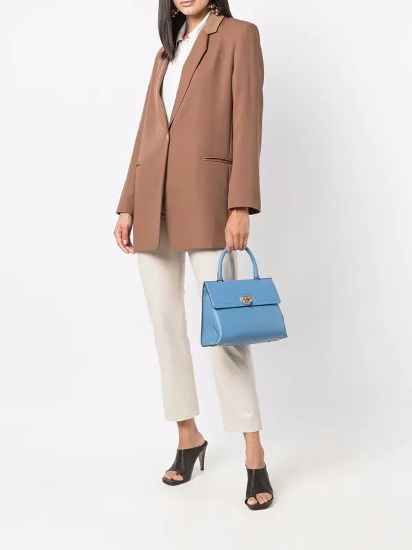FERRAGAMO Small Trifolio Top-handle Bag